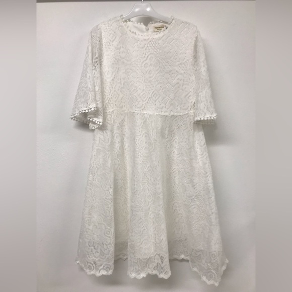 Bny Corner | Dresses | Big Girls Short Sleeve Graduation Church Easter ...